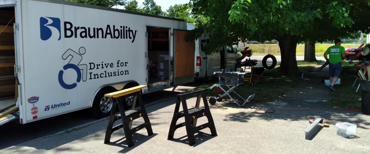 BraunAbility and Servants at Work Build Wheelchair Ramps | BraunAbility